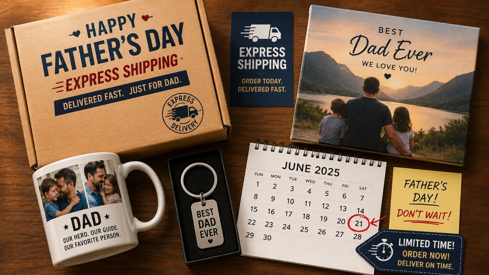 Last-Minute Father's Day Gifts 2026: Fast Shipping Personalized Options