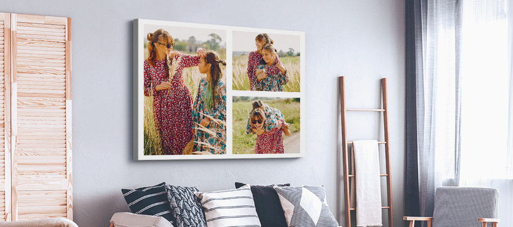 How to Make a Collage on Canvas: no Mod Podge Required