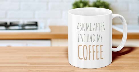 Mugs with Personalised Text: Create a Custom Text Mug | My Picture UK