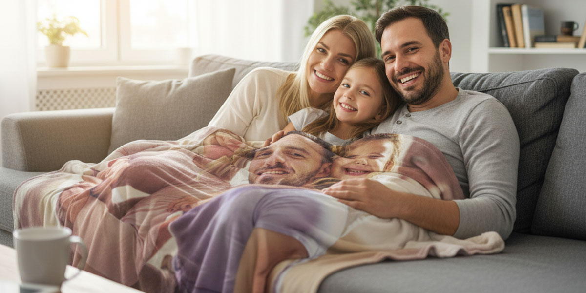 Photo Blanket - for comfy moments