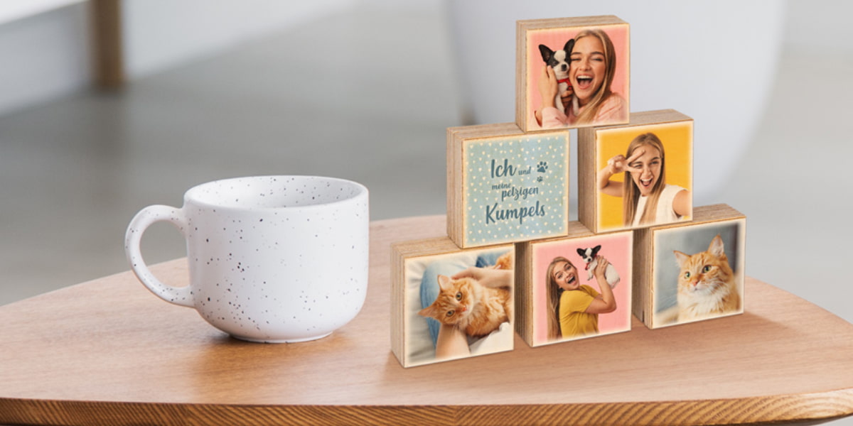 MIXBLOX Holzblöcke: Bilder auf Holz | MEINFOTO