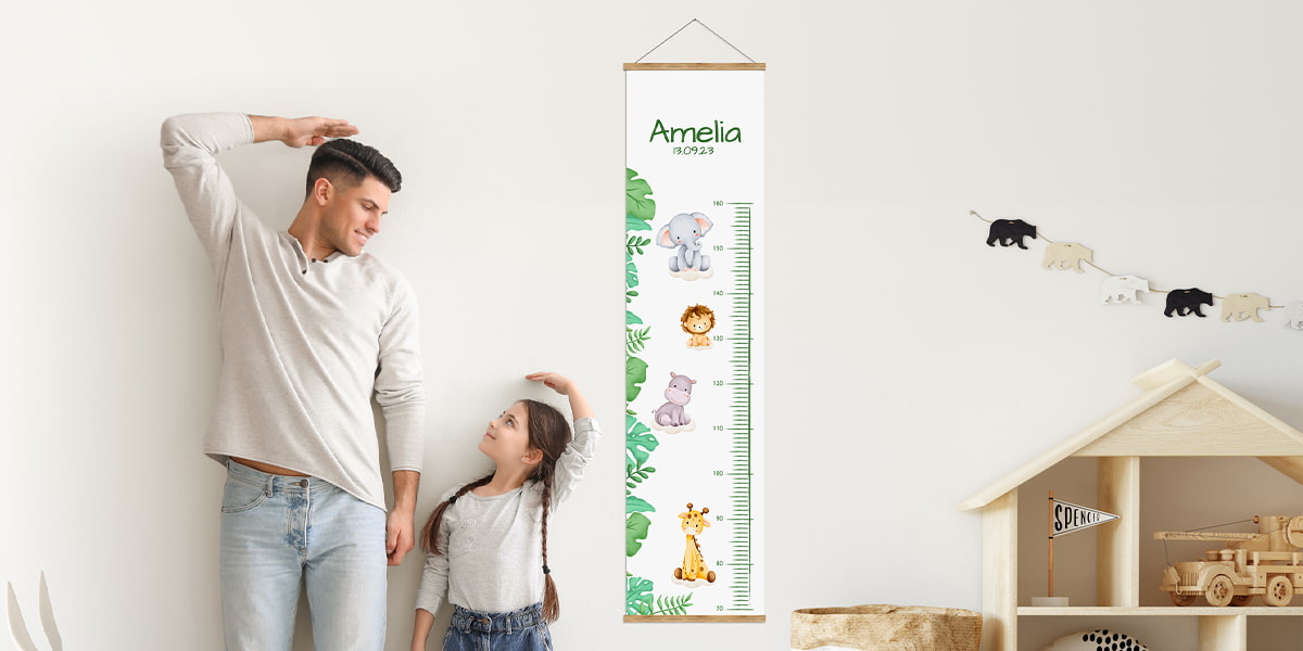 Toise enfant personnalisée avec nom | MONOEUVRE