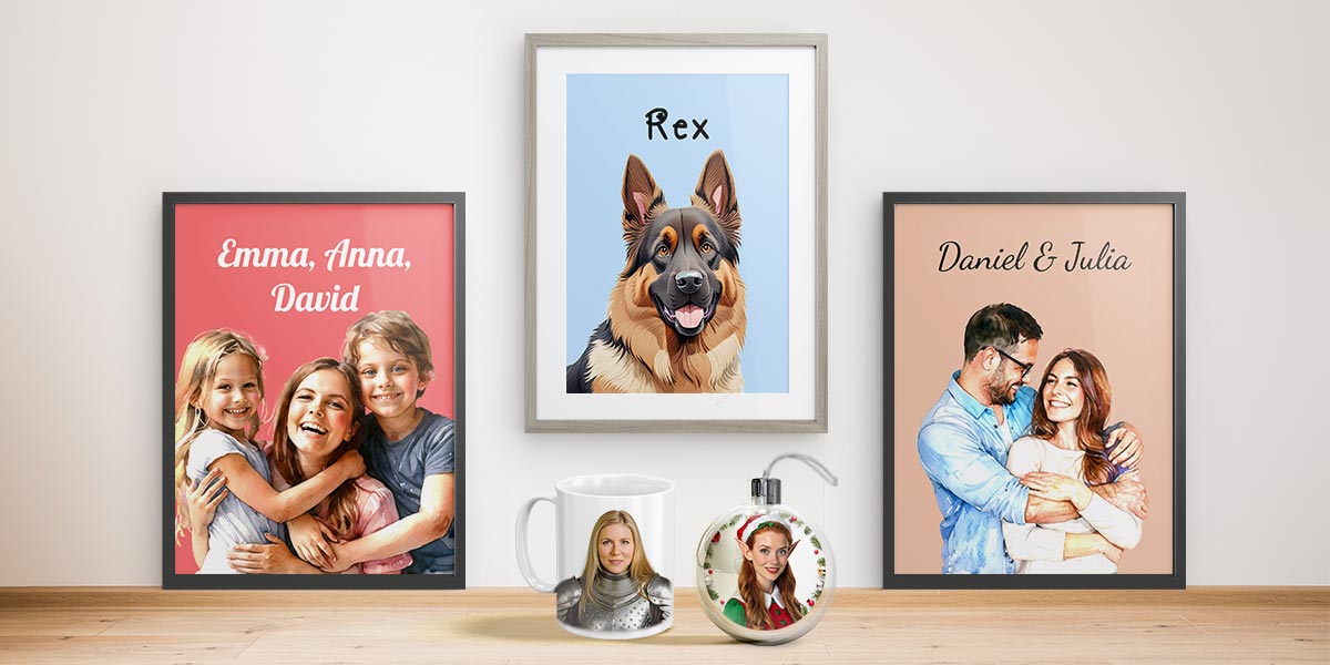 AI Portrait Generator: Turn Photo into Painting 75% | My Picture UK