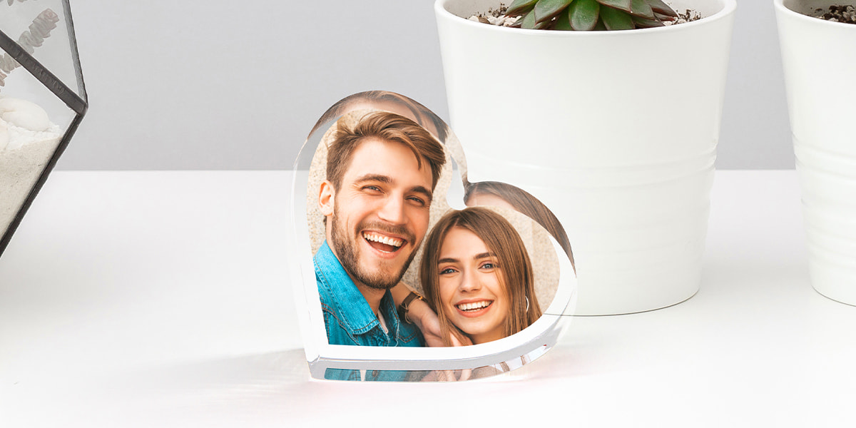 Photo Heart: Personalised Acrylic Heart | My Picture UK